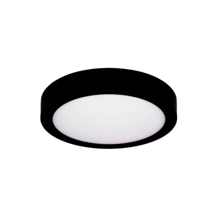 Plafón Sobrepuesto LED 18W Tri-White 1260 lm IP20 Negro