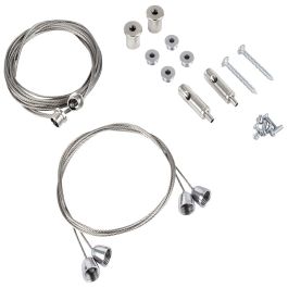 Kit Suspensión P/Panel Led (4 Alamb+4ganch) 1.5 MTS
