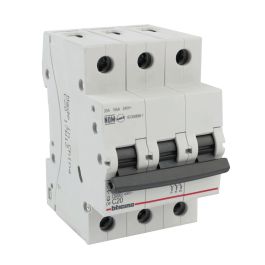 Interruptor Automático Tripolar 3x10a. Curva C 6ka Fn83cew10 - Vitel Energia