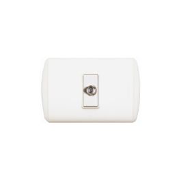 Enchufe Simple Coaxial TV Modus Plus Blanco 1152BN - Bticino