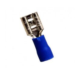 Terminal Hembra azul 16-14 Awg Diámetro 6.3 Mm para Conexiones Eléctricas