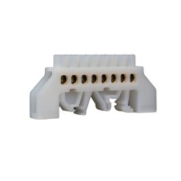 Regleta Conexión DIN 8 Contactos 20A Blanco – GENERAL CONNECTOR