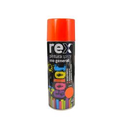 Spray Naranja REX Uso General (400ml) - Color Vibrante y Durabilidad